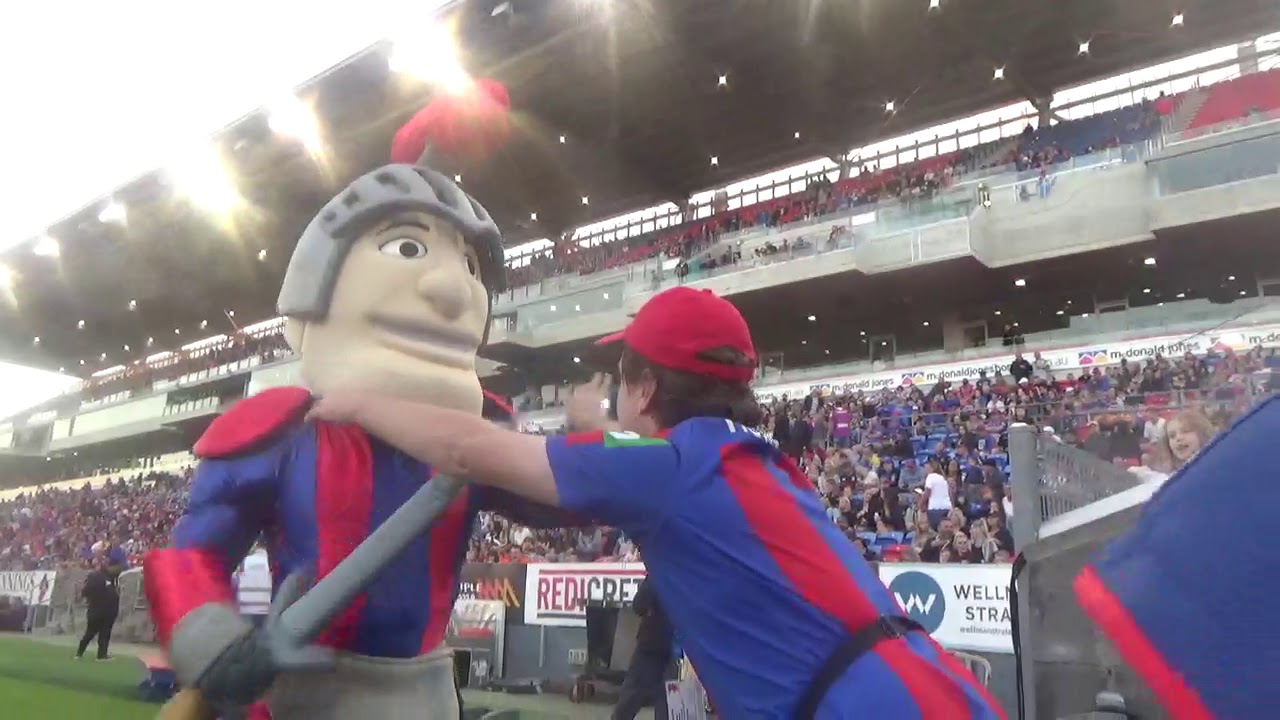 Me and Novo the Knight sharing hugs at a Knights home game this ...