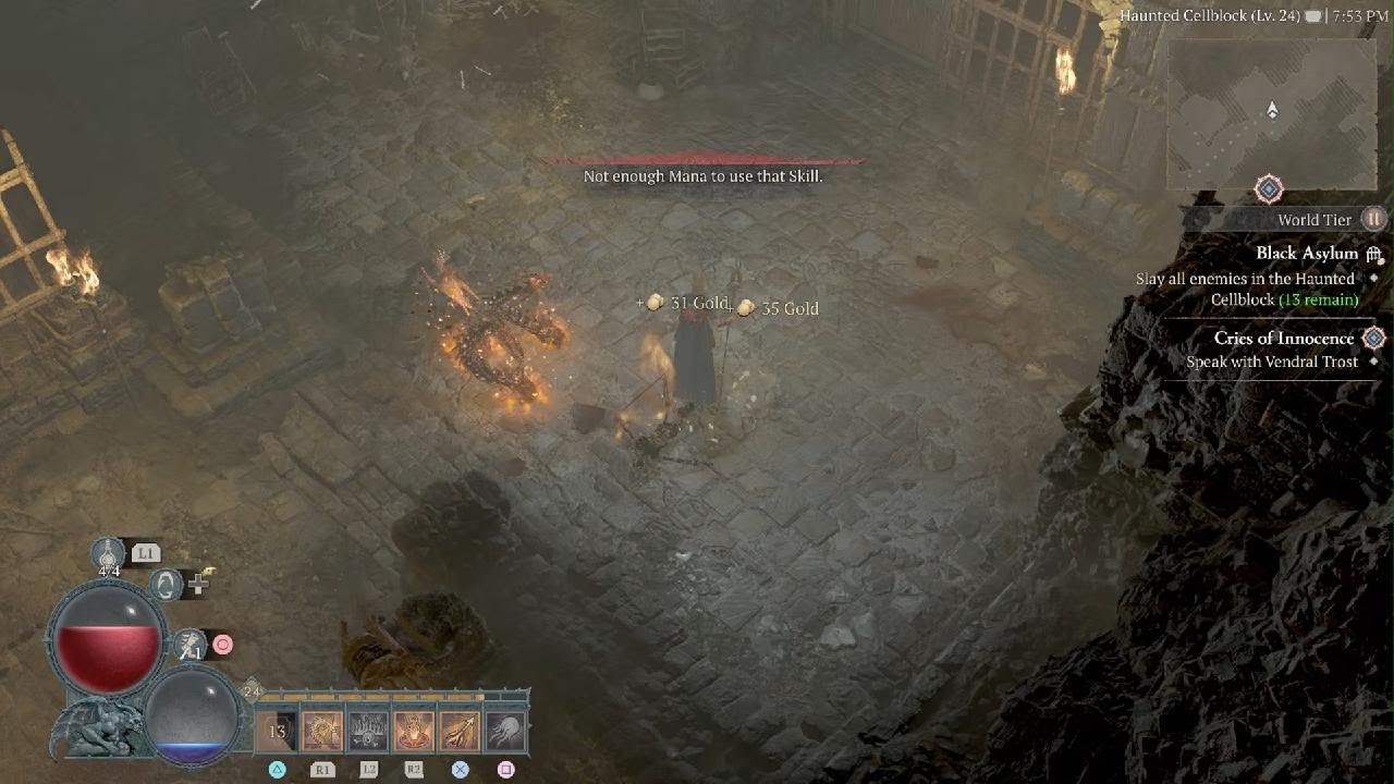 Diablo IV Black Asylum Sorcerer - YouTube