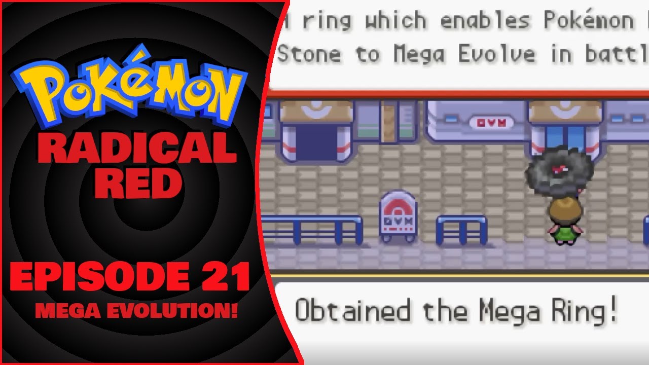 Pokemon Radical Red // EP21 - Mega Evolution! - YouTube