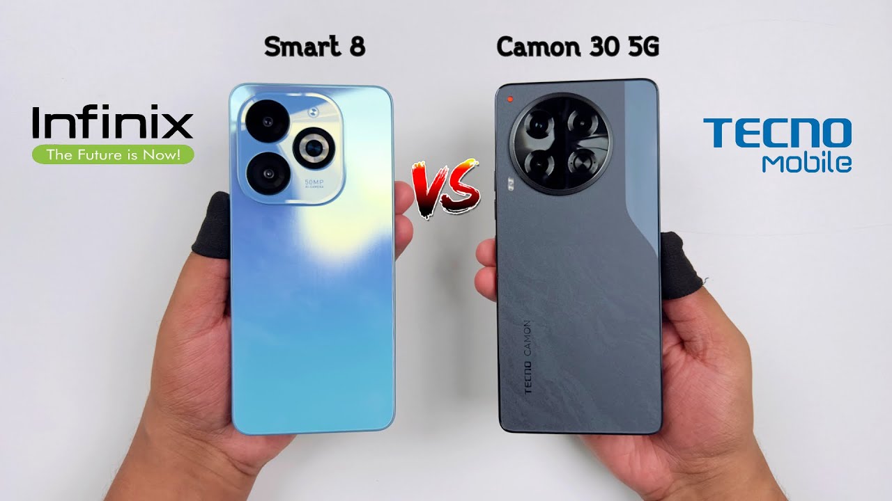 Infinix Smart 8 vs Tecno Camon 30 5G Speed Test - YouTube