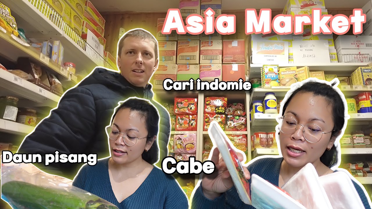 KE ASIA MARKET BELANJA DAUN PISANG PENGEN BUAT LUPIS - YouTube