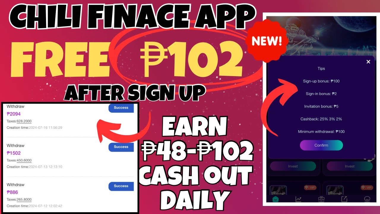 CHILI APP UPDATE | CASH OUT DAILY | EARN ₱48-₱102 DAILY | HOURLY ANG ...