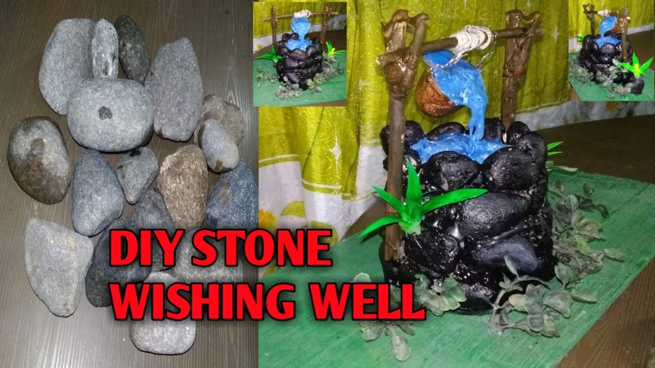 DIY Stone Wishing Well - YouTube