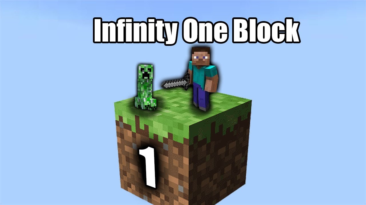 #1 Один блок с 12030129 модами| Infinity One Block - YouTube
