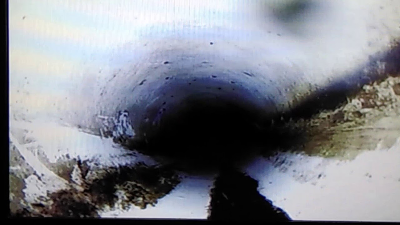 Overlook belly, standing water. sagging pipe. - YouTube