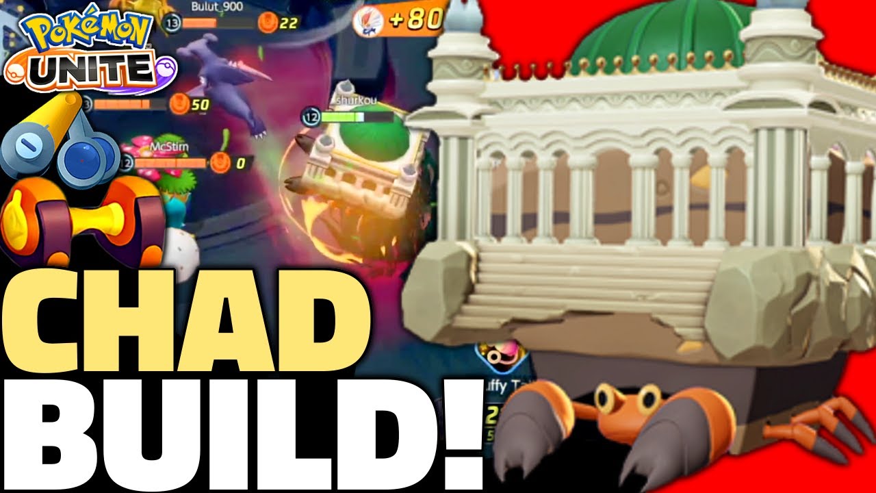 Pokémon Unite Crustle GIGA CHAD Build Is INSANE!😂 (Crustle Build Guide ...