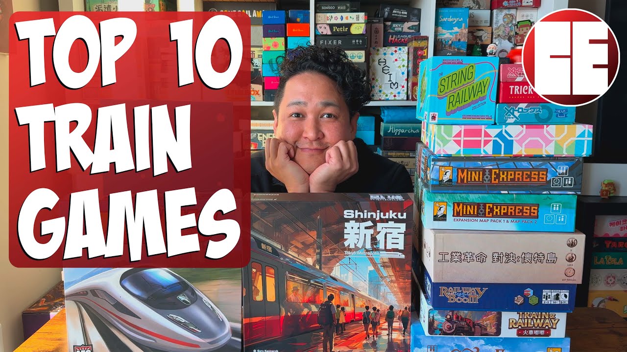 My Favorite Train Games from Asia | Cardboard East