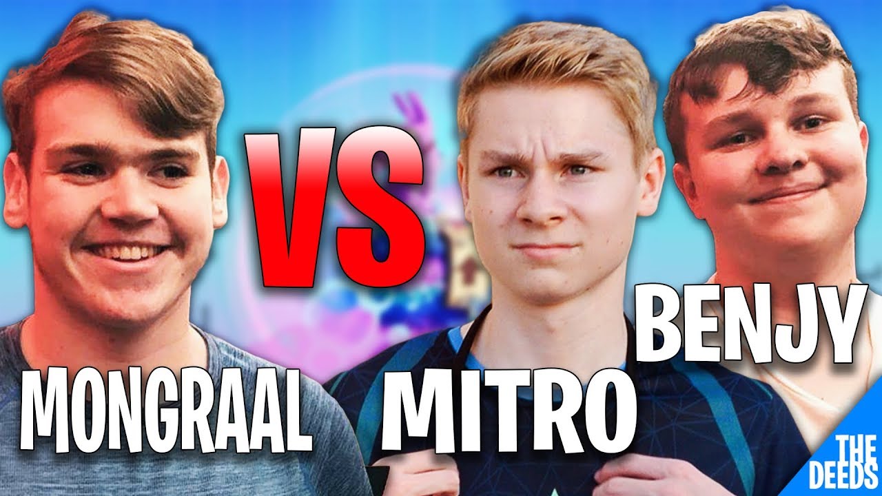 FaZe Mongraal 1 VS 1 NRG Benjyfishy & Atlantis Mitr0 | Creative 1v1 ...