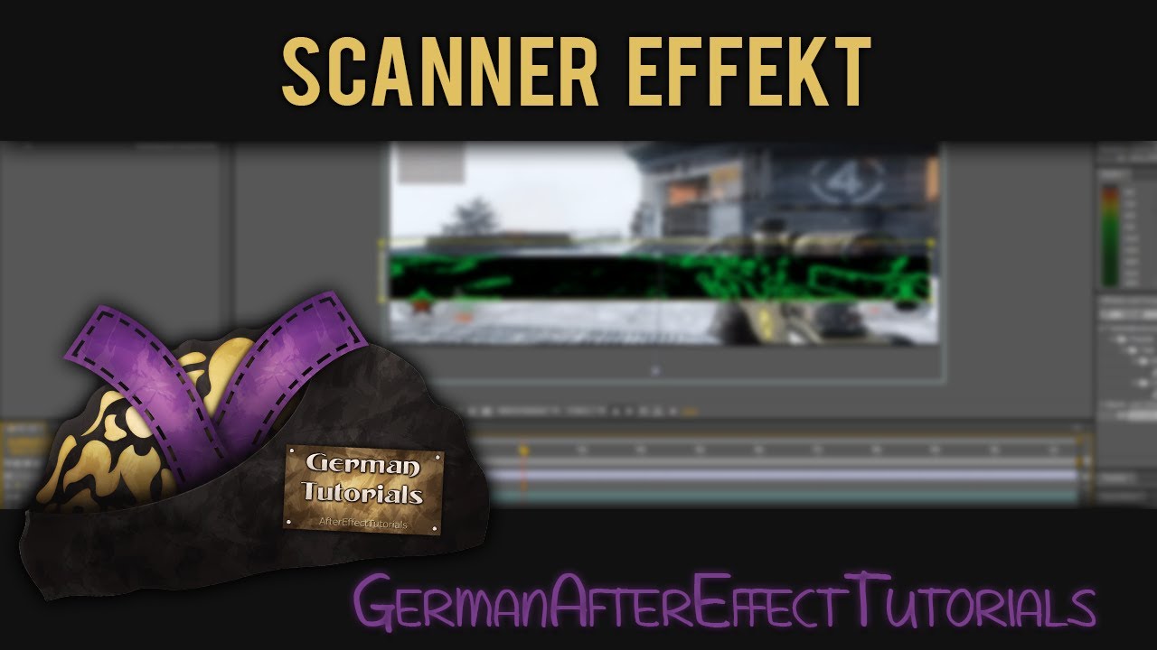 After Effects Tutorial: Scanner Effekt - YouTube