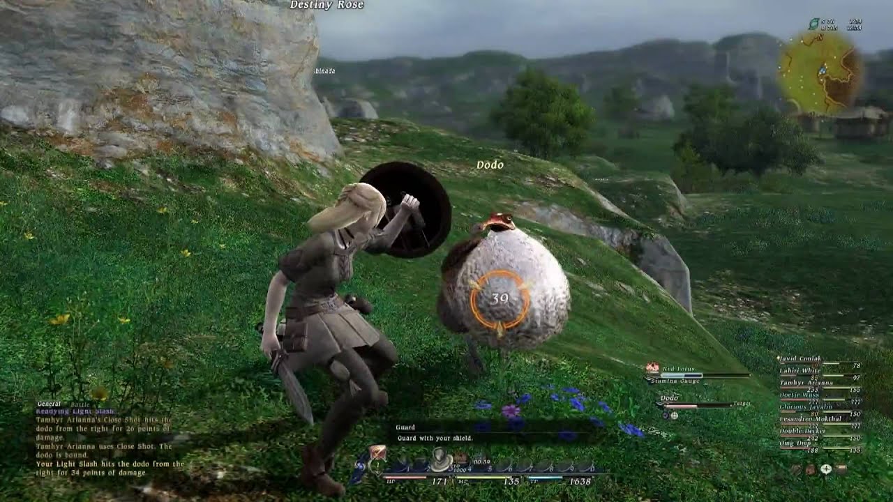 Final Fantasy XIV (Beta) - Group Play - Dodo EXPing [1080p HD] - YouTube