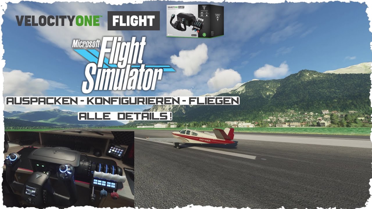 VelocityOne Flight System deutsch Xbox PC 🛩 Flight Simulator Turtle Beach Velocity One MSFS ...