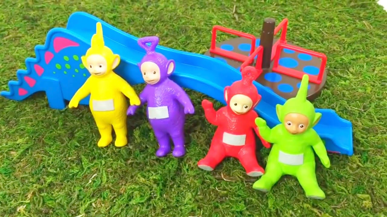 Teletubbies Playground Visit! Fun with Toys! - YouTube