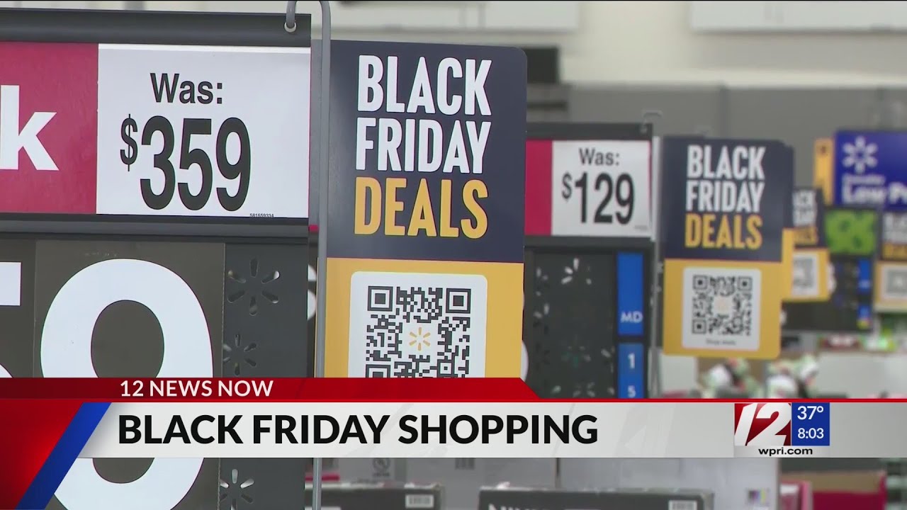 Black Friday shoppers hit the stores - YouTube