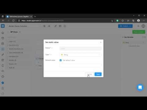 AppMaster.io Docs: Logic, Set Variable - YouTube