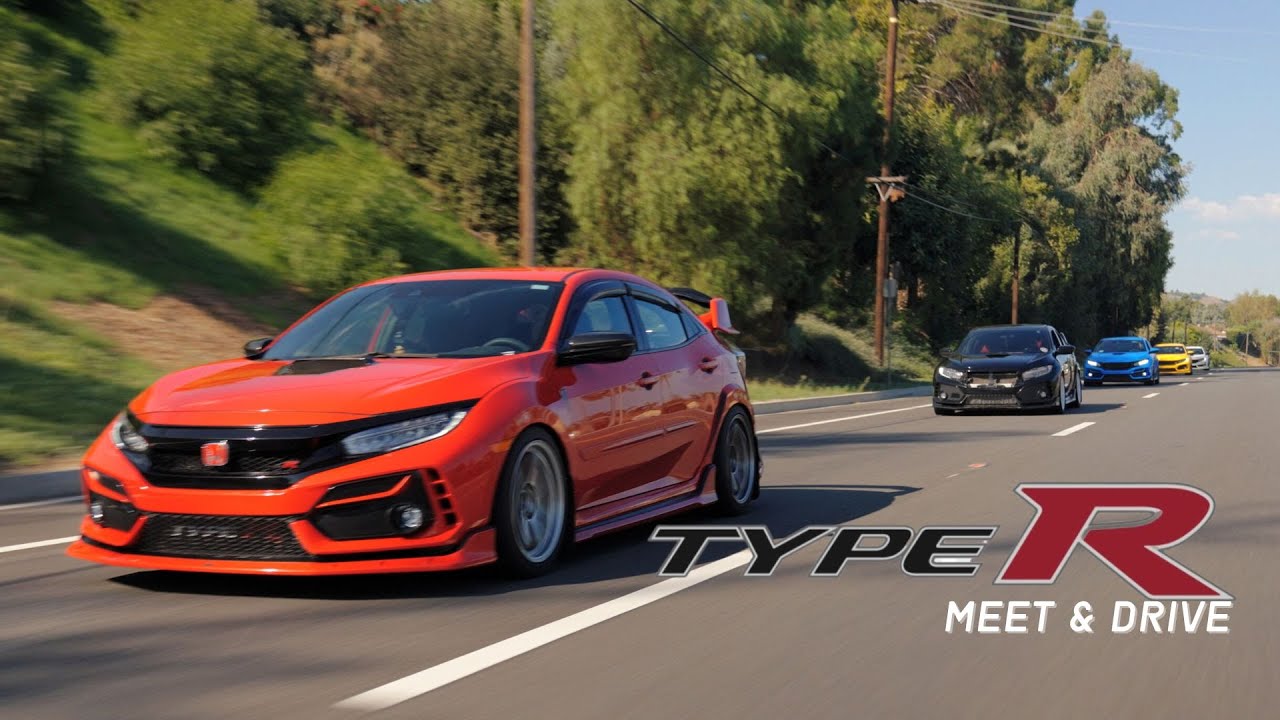 All Honda Civic Type R Meet & Drive - YouTube