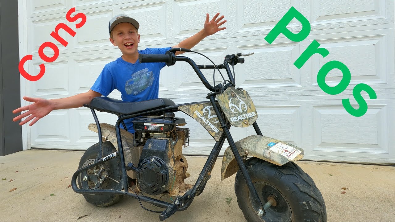 RT 100 Realtree Minibike Review! | Barndo Boy - YouTube