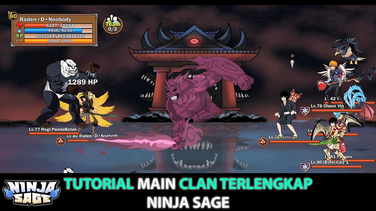 Tutorial CLAN TerLENGKAP NINJA SAGA NINJA SAGE #ninjasaga #ninjasage # ...