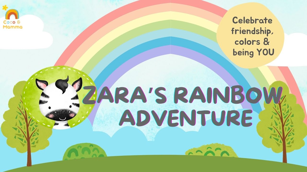 Zara the Zebra’s Colorful Adventure | A Gentle Story for Toddlers ...