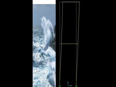 Wave load, SAP 2000, Example 115 - YouTube