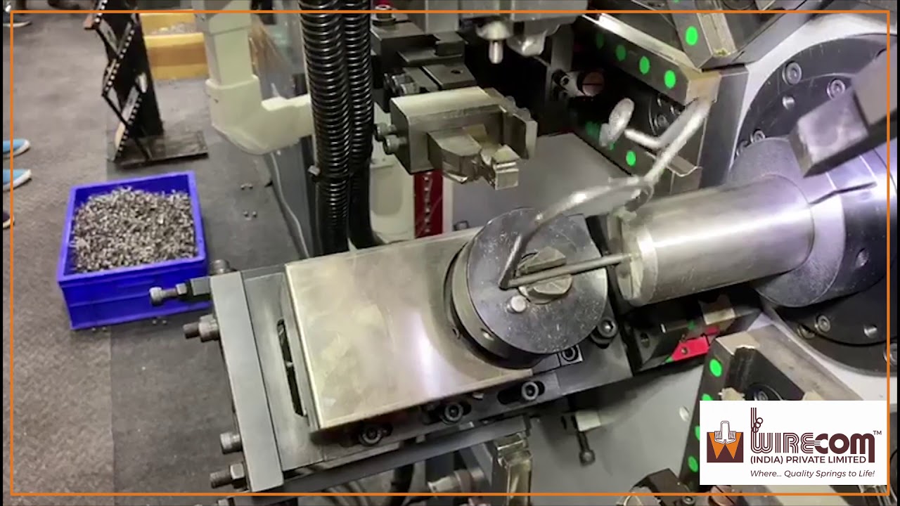 Manufacturing of Wireforms on Wireforming Machine at Wirecom India Pvt ...