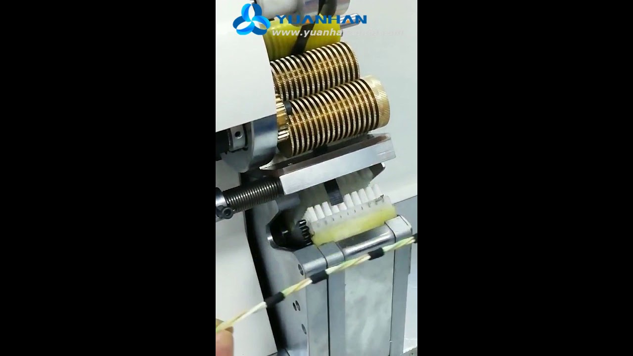 Semi-automatic Wire Spot Taping System AT-305N - Yuanhan - YouTube