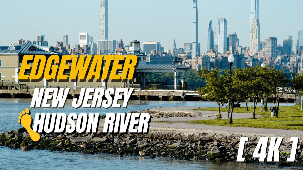 [4K] Edgewater, NJ, 4K River Walk - YouTube