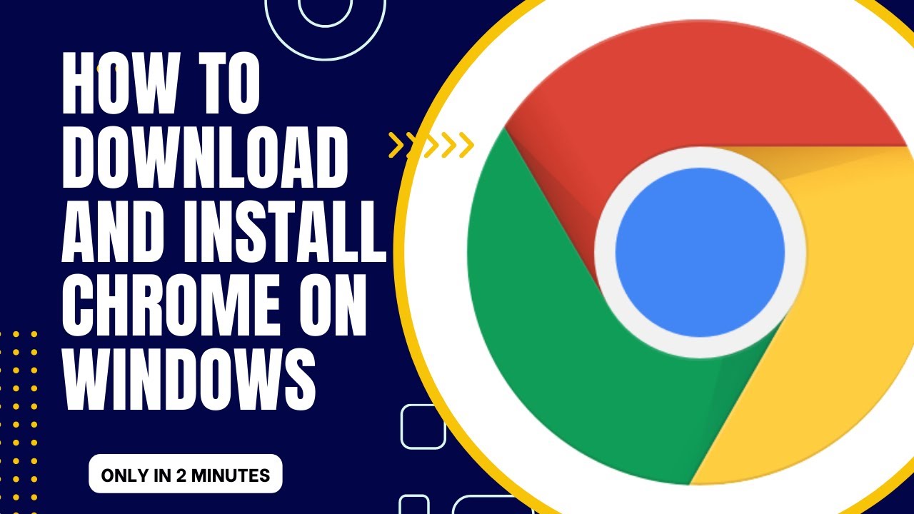 Google Chrome Download & Install in pc || how to download and install ...