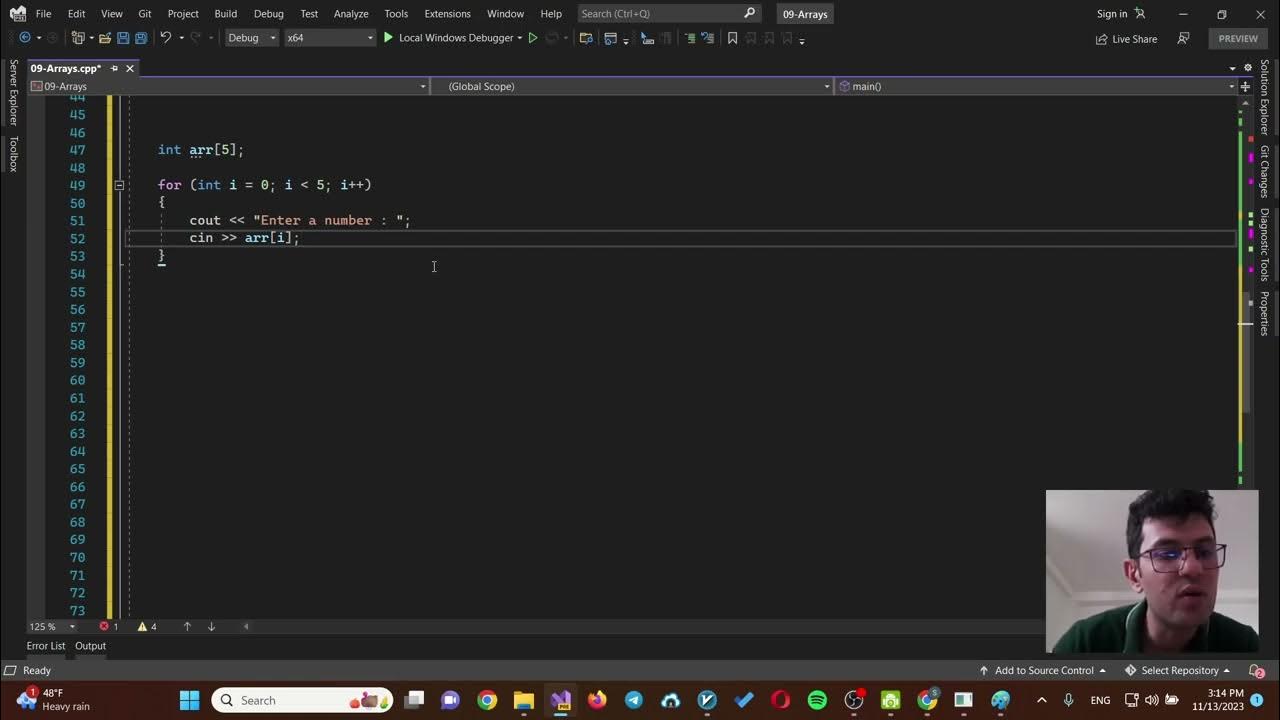 09-Arrays آرایه ها در سی پلاس پلاس - YouTube