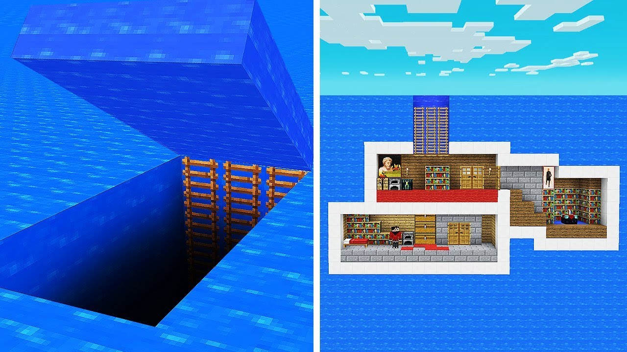 MINECRAFT UNDERWATER SECRET BASE! with RageElixir - YouTube