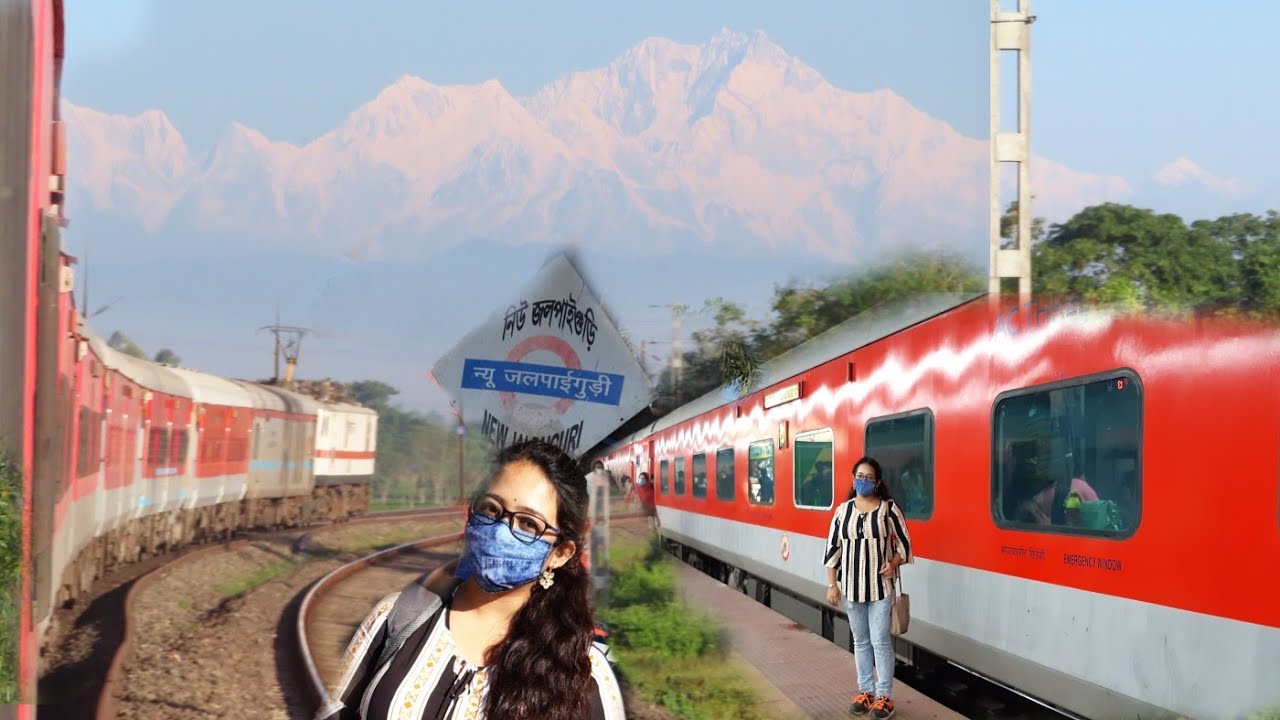 Darjeeling Mail Onboard Journey | Clear View of Kanchanjungha from ...