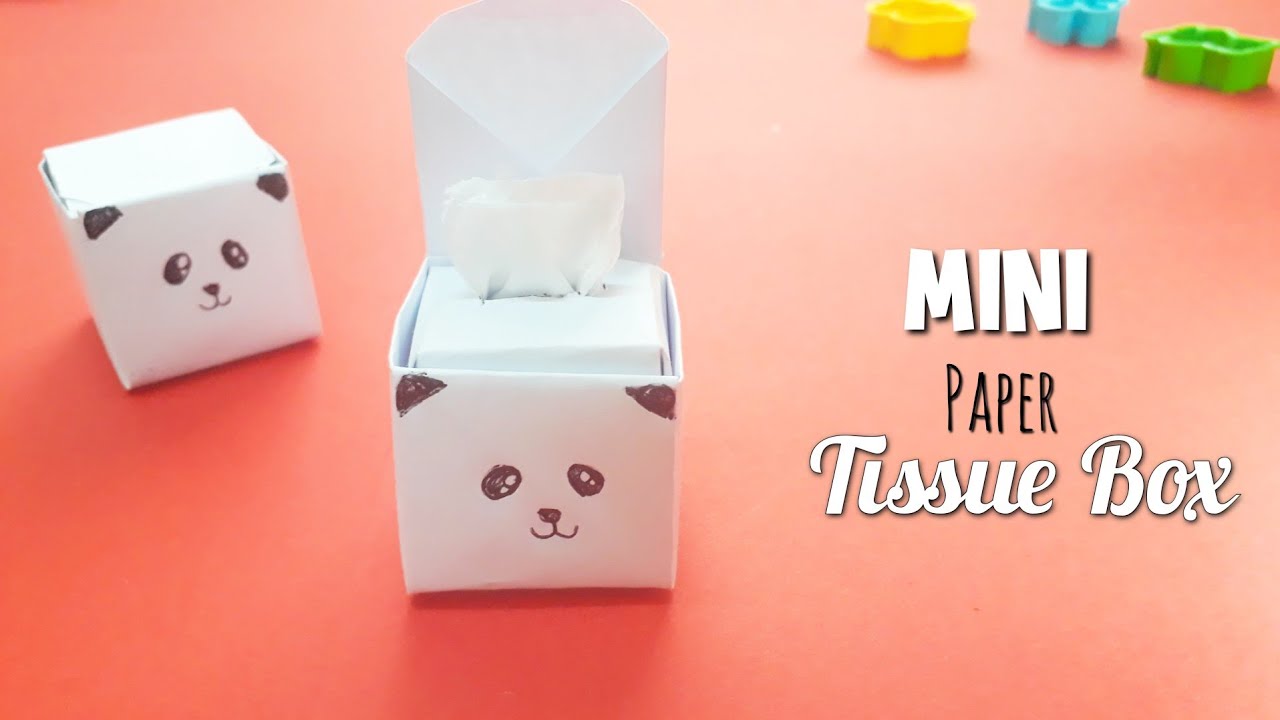 Mini Tissue Box | Panda Tissue Box | Paper crafts | Origami Crafts ...