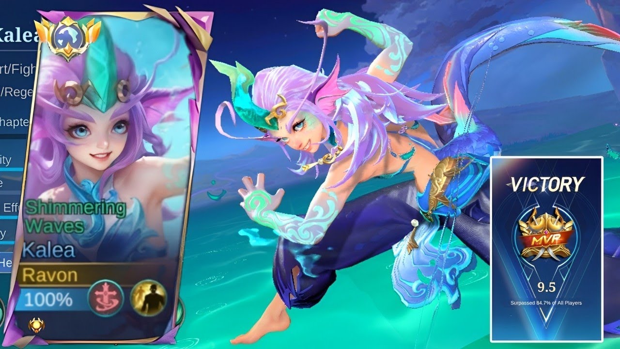 NEW SKIN KALEA "Shimmering Waves" 😱 | MOBILE LEGENDS - YouTube