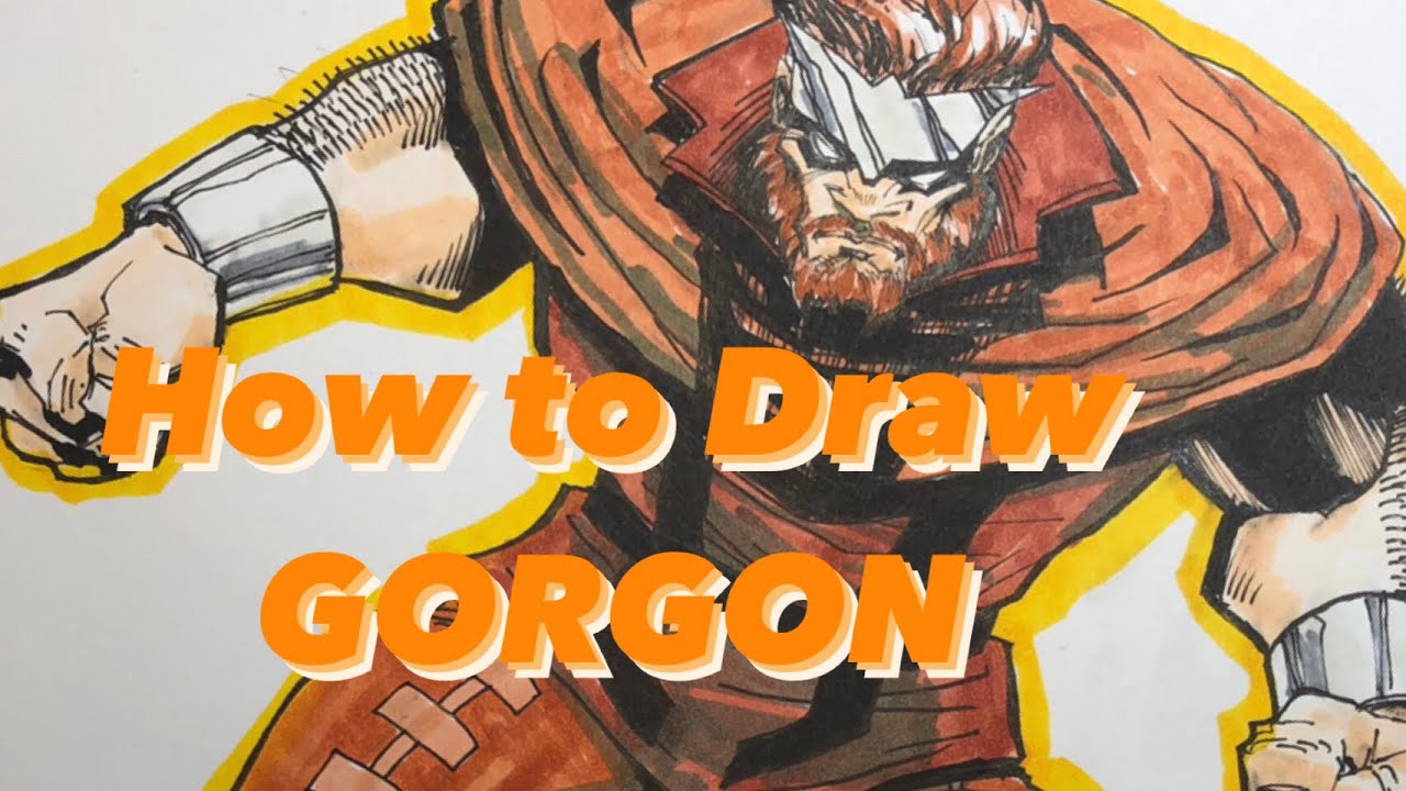 How to Draw Gorgon of The Inhumans - YouTube