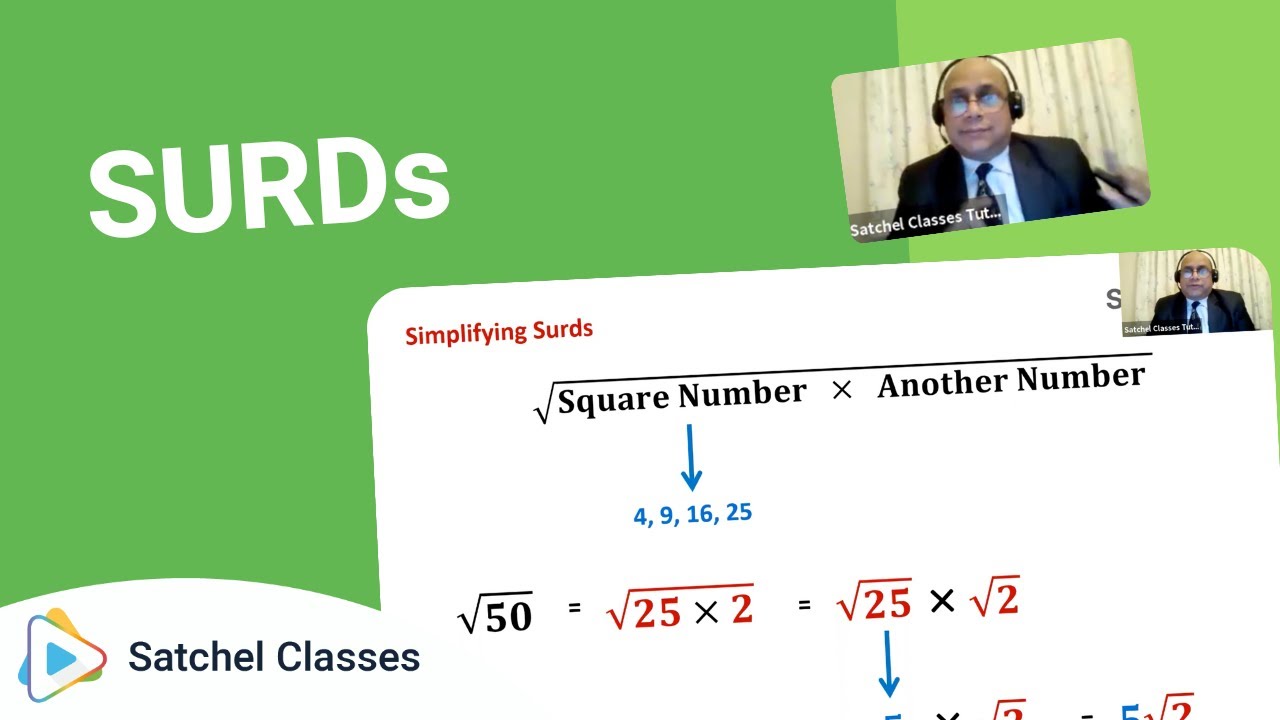 SURDs | Math | Satchel Classes - YouTube