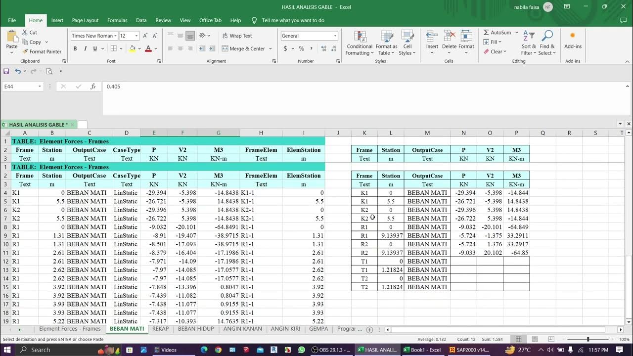 Part 3. Tutorial Soal 2 (Recap Excel) - YouTube