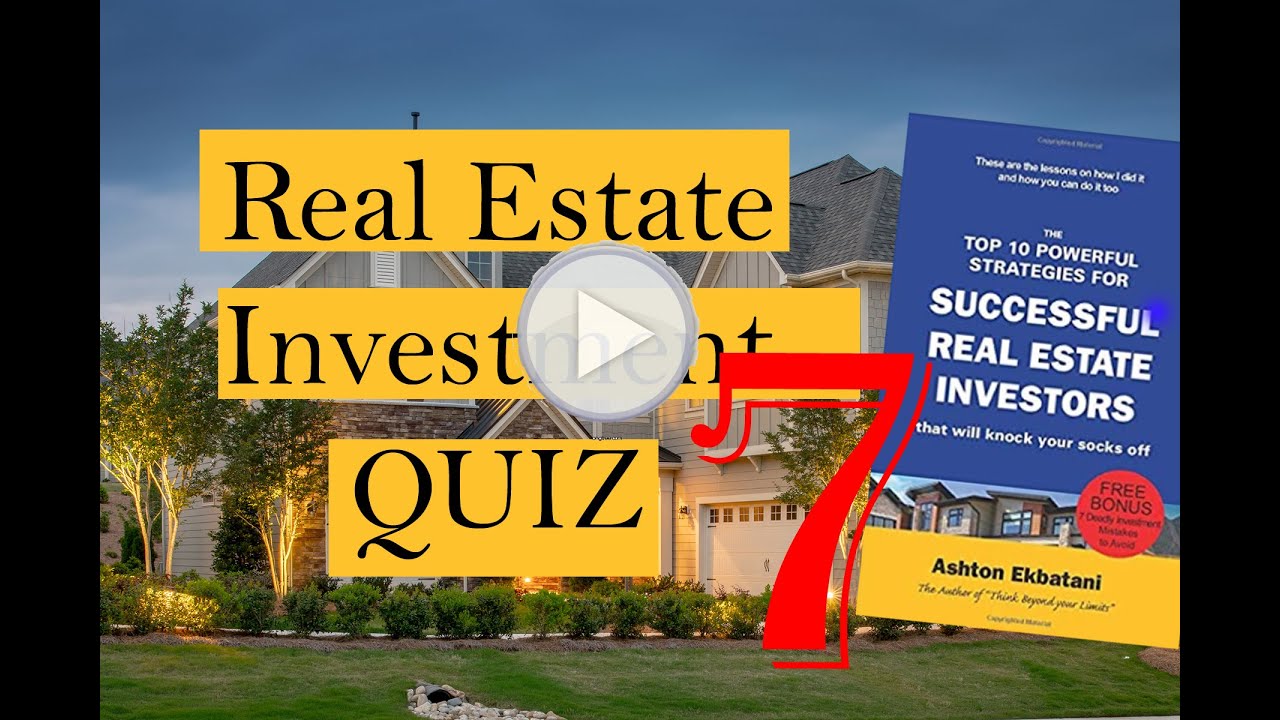 Real estate investment Quiz #7 - Choosing Homes - YouTube
