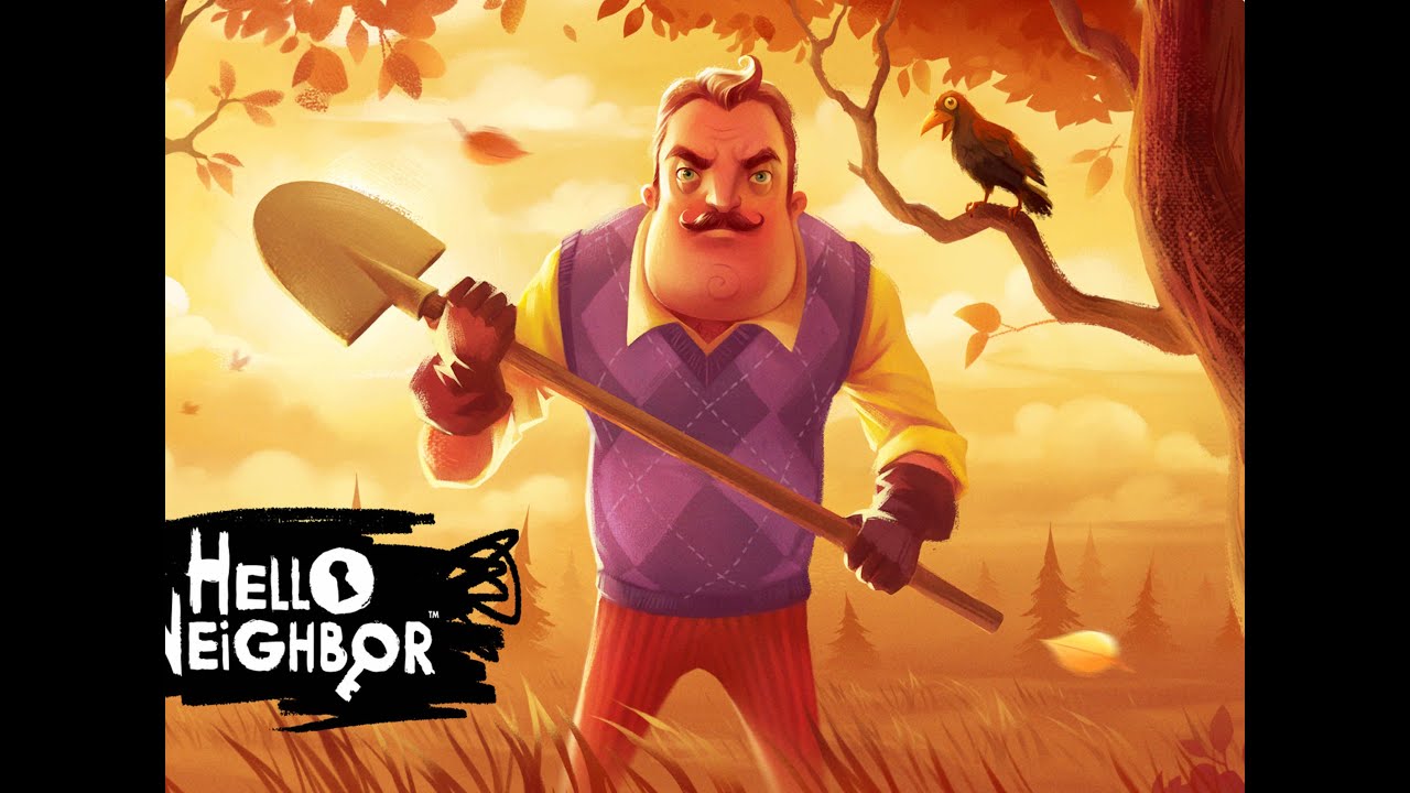 Playing hello neighbor for the first time!!! - YouTube