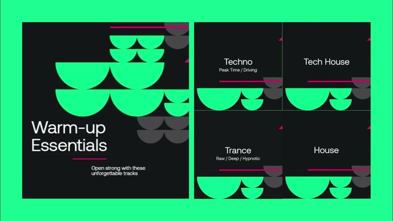 Beatport Warm-Up Essentials House, Tech House, Techno (P/D), Trance (R/D/H) June 2023 - YouTube