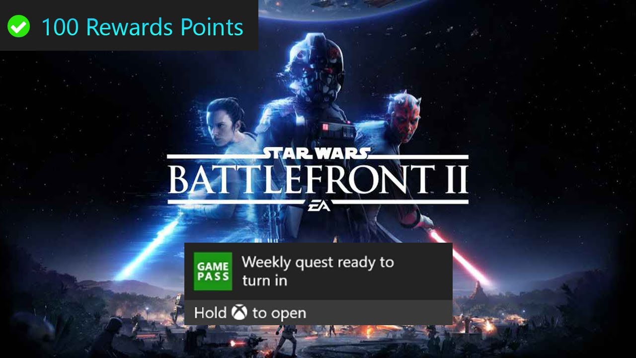 Star Wars Battlefront II Weekly Xbox Game Pass Quest Guide - [2x ...