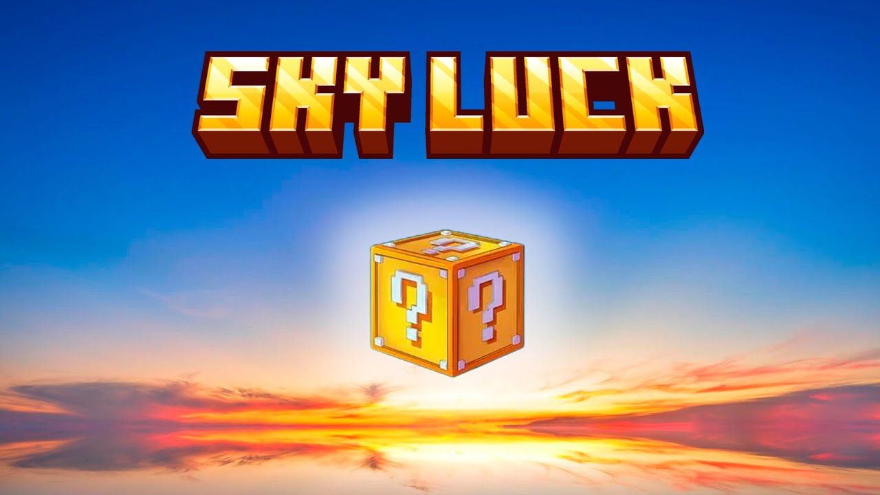 LA SUERTE ESTA CONMIGO | SKY LUCK 1 #minecraft - YouTube