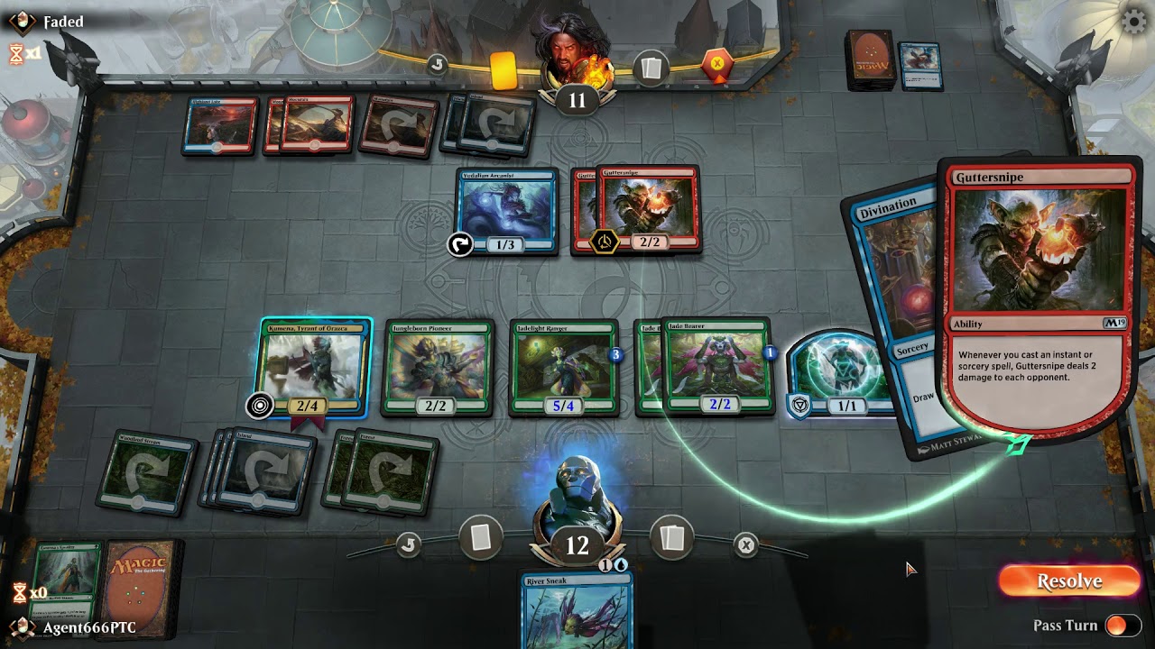 MTG Arena 17 Blue/Green Merfolk vs Blue/Red - YouTube
