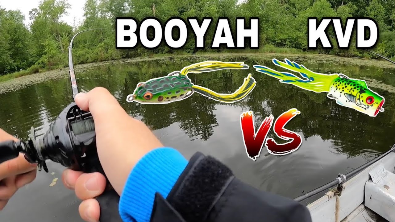 BOOYAH PAD CRASHER VS. KVD POPPIN PERCH CHALLENGE! - YouTube