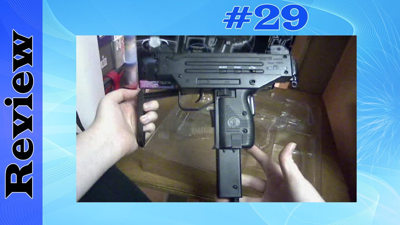 CyberGun Micro UZI Pistol Light Gun Review (Playstation 1 & 2) Review ...