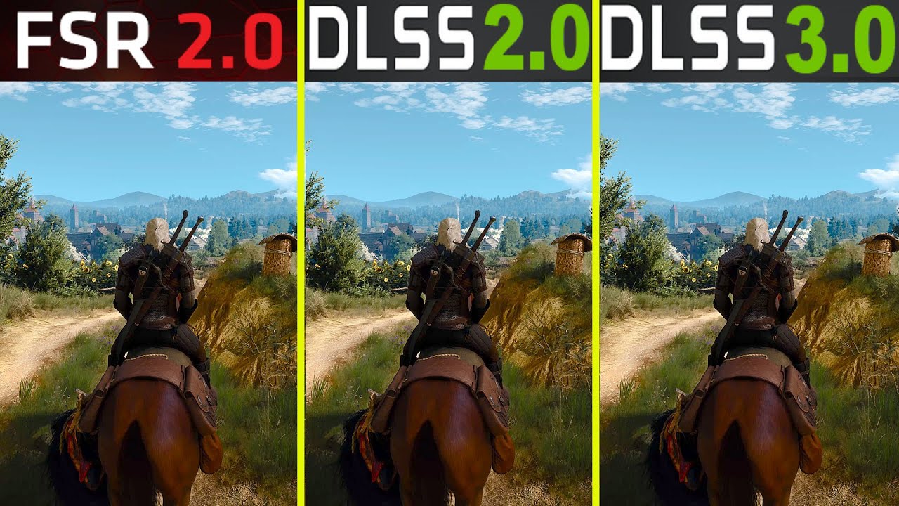 The Witcher 3 AMD FSR 2 vs Nvidia DLSS 2 vs DLSS 3 4K Ultra Graphics ...