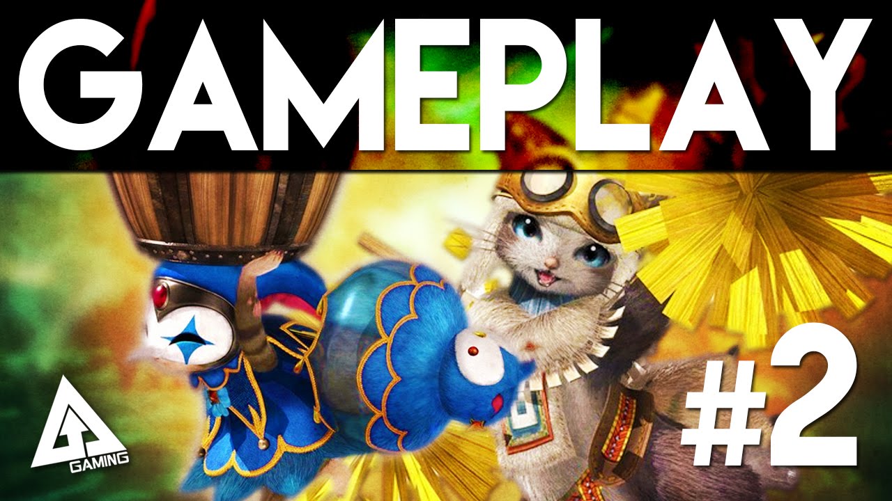 Monster Hunter X Nyanta Gameplay Part 2 - Fighting Great Maccau - YouTube