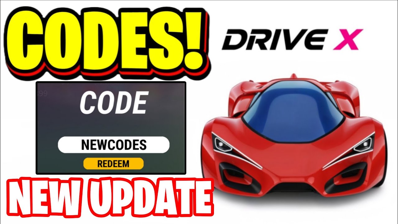 *NEW* ALL WORKING CODES FOR DRIVE X! ROBLOX DRIVE X CODES - YouTube