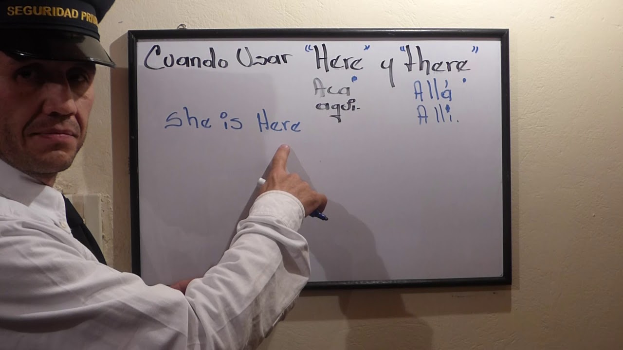 CUANDO USAR "HERE" Y "THERE". FACIL Y RAPIDO. - YouTube