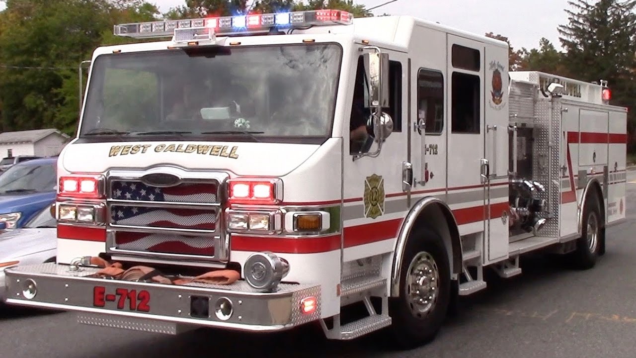 Fire Trucks Responding Compilation Part 17 - YouTube