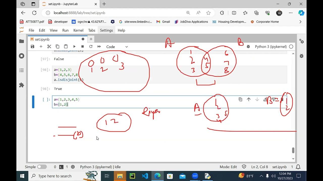 Python Set Datatype Introductions Part 3 Youtube