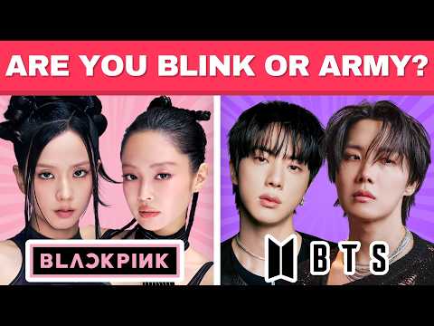 BLACKPINK VS BTS 🩷💜 | ARE YOU A BLINK OR ARMY? | KPOP QUIZ 2026
